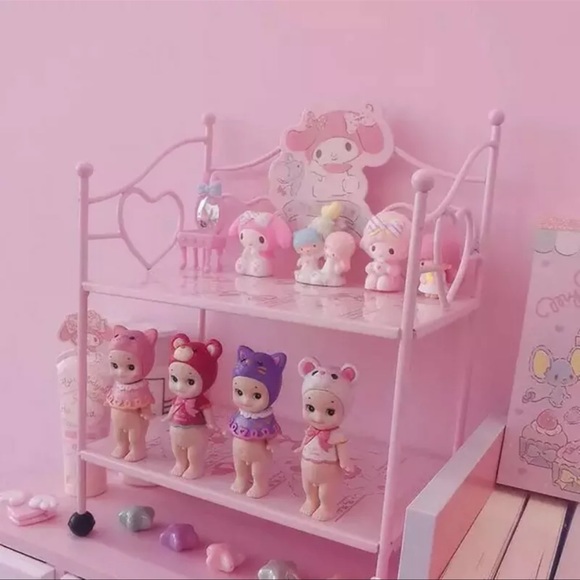 Storage & Organization | Sanrio My Melody Pastel Pink Metal Display ...